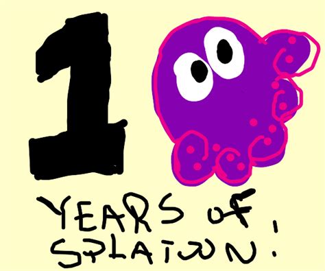 10 Years Of Splatoon Drawception