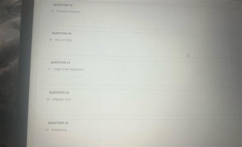 Solved Question 19 18 In Dnrmal Comouter Quetion 20 20