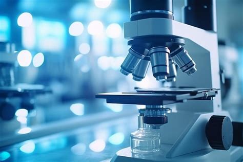 Premium Ai Image Laboratory Microscope