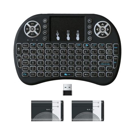 Mini Wireless Backlit Keyboard Mouse Touchpad Combo Shop Today Get It Tomorrow