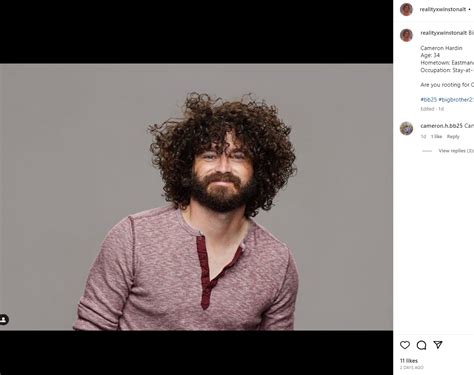 Bb 25 Houseguest Cameron Hardin All Fans Need To Know Show Star News