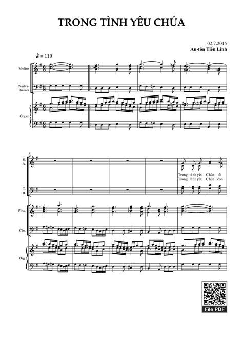 Sheet Trong T Nh Y U Ch A Pdf Ti N Linh Lyrics Chords