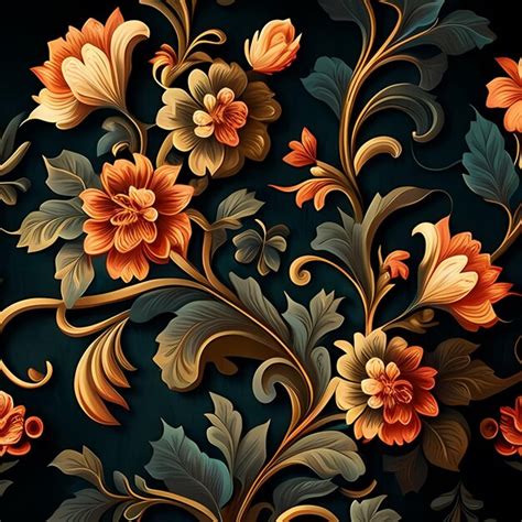 Premium Photo Abstract Art Flower Pattern Illustration Beauty Artistic Background Design