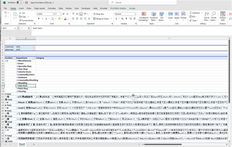 updating pivot table results in gibberish software spiceworks community