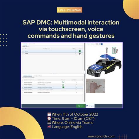 Sap Dmc Multimodal Interaction Via Touchscreen Voice Commands And