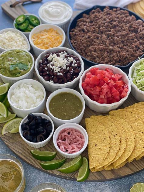 Taco Bar Toppings Ideas Aint Too Proud To Meg