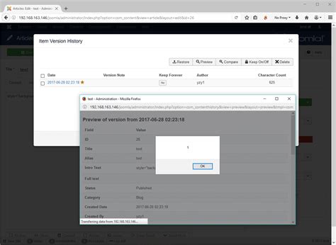 Incomplete Patch More Joomla Core XSS Vulnerabilities Are Found