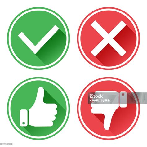 빨강 및 녹색 아이콘을 설정 합니다 아래로 엄지손가락 내가 좋아하고 싫어합니다 그렇기도 하고 그렇지 않기도 하고 벡터 일러스트입니다 개념에 대한 스톡 벡터 아트 및 기타