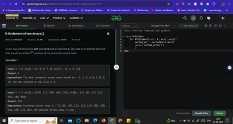 Akshat Srivastava On Linkedin 365daysofcode Leetcode Gfg