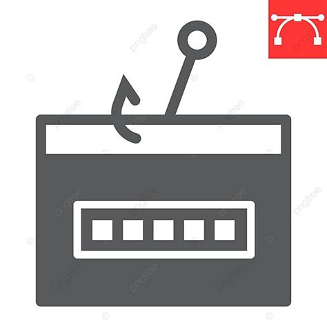 Vector Icon For Password Phishing And Hacker Attacks Vector Money