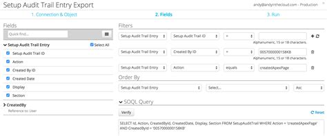 setup audit trail api in winter 16 andy in the cloud