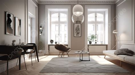 영감을 주는 스톡홀름 인테리어 디자인의 3d 시각화 집 디자인 3d 가구 방 디자인 배경 일러스트 및 사진 무료 다운로드 Pngtree