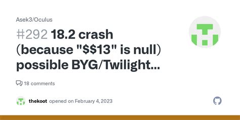 Crash Because Is Null Possible Byg Twilight Forest Involvement Issue