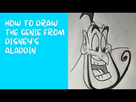 How To Draw Disney Genie