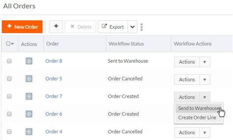 Workflow Actions