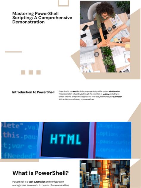 Slidesgo Mastering Powershell Scripting A Comprehensive Demonstration 20241207092535s5t4 Pdf