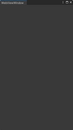 How To Display Webview In The Unity Editor Window Unity Engine