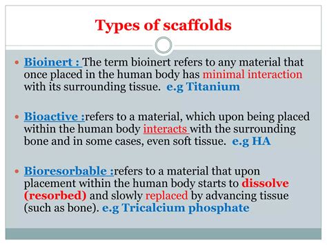 Polymeric And Metallic Scaffolds For Tissue Engineering Pptx