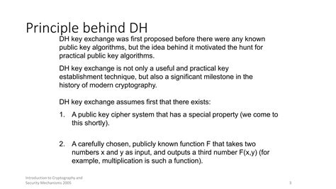 Diffie Hellman Ppt