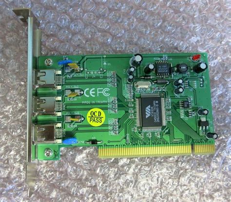Via Vt6306 3 Port Pci Firewire 400 Ieee 1394 Add On Expansion Controller Card