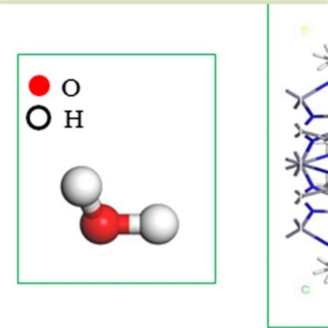 3d Atomistic Model Of A Pure Cytarabine Molecule B Water Molecule C