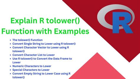 Explain R Tolower Function With Examples Spark By Examples