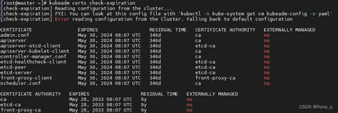 K8s证书过期解决办法之替换证书 Csdn博客