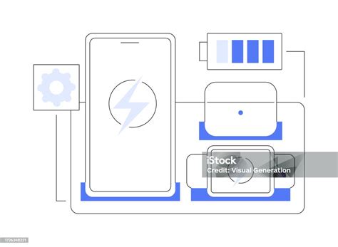 Charging Station Isolated Cartoon Vector Illustrations Stock