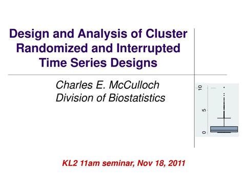 Ppt Design And Analysis Of Cluster Randomized And Interrupted Time