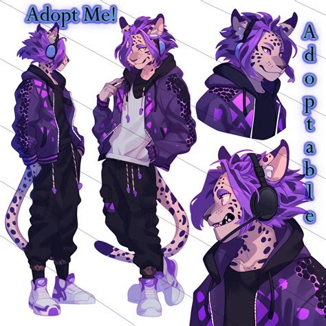 Gamer Leopard Adoptable Fursona By Dart22345 On Deviantart