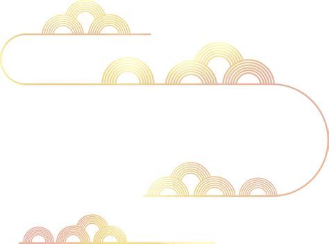중국식 금색 상서로운 구름 일러스트 중국 스타일 중국 전통 스타일 중국식 작은 요소 Png 일러스트 및 Psd 이미지 무료 다운로드 Pngtree