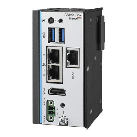 研华amax 357 超微型ethercat运动控制器，基于pc架构开发，配置了intel Atom处理器，具有64gb Emmc、2 X