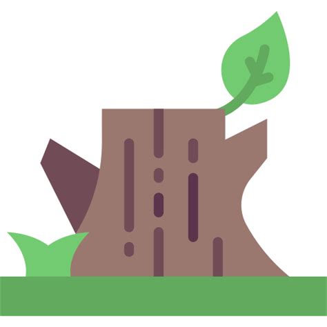 Tree Stump Generic Color Fill Icon Tree Stump Generic Color Fill Icon