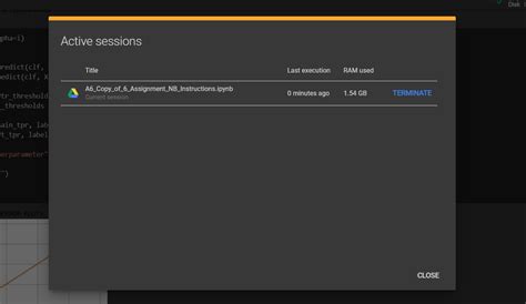Python Asking To Terminate My Google Colab Notebook Repeatedly Stack Overflow