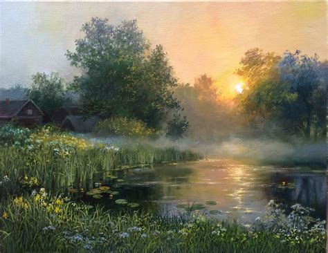 Картины художников пейзажи современных художников