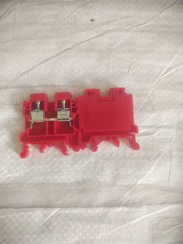 Terminal Block Red Yellow Blue Industrial Grade Red Color Designed For Secure Connections