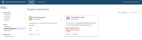 Click The Deploy Button Directly Will Fail If The Repository Contain No Image Whose Tag Is