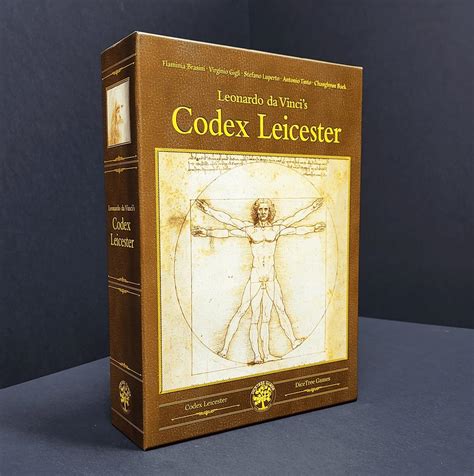 Dicetree Games Leonardo Da Vincis Codex Leicester Board Game Deluxe Edition Enko