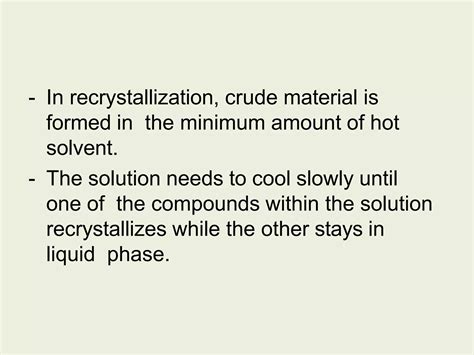 Recrystallization Process Ppt Pptx