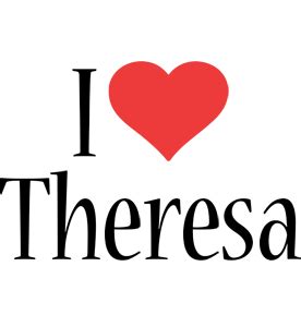 Theresa Logo Name Logo Generator I Love Love Heart Boots Friday Jungle Style
