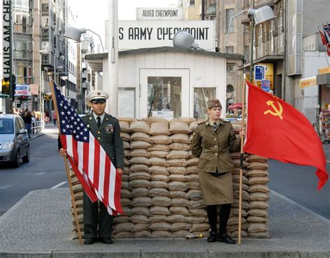 Checkpoint Charlie The Divide Between East And West Berlin Now Just