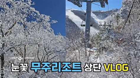눈꽃상고대 무주 스키장 Vlog L 눈호강하고 가세요 Youtube