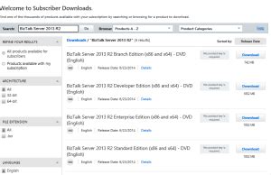 BizTalk Server 2013 R2 Now Available To Be Downloaded