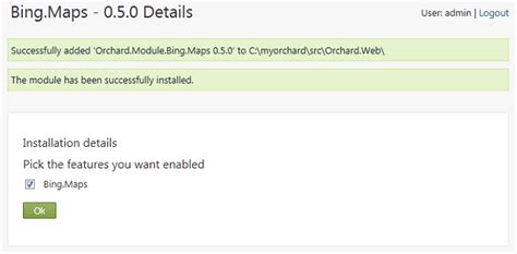 installing and upgrading modules orchard documentation