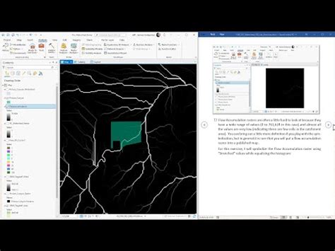 Hydrology In ArcGIS Pro Lab Exercise Creating A Flow Accumulation Raster