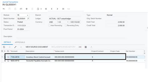 Reclassify A Jornal From IN Module Is It Possible Community