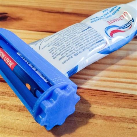 3d Printable Toothpaste Tube Squeezer By Justin Otten