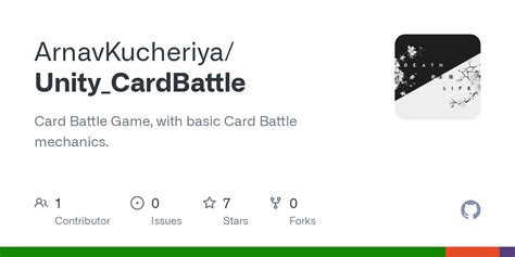 GitHub ArnavKucheriya Unity CardBattle Card Battle Game With Basic Card Battle Mechanics