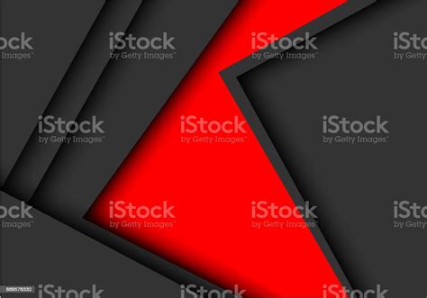 붉은 회색 화살표 오버랩 디자인 현대 배경 벡터 일러스트 레이 션을 추상화 합니다 0명에 대한 스톡 벡터 아트 및 기타 이미지 0명 3차원 형태 각도 Istock