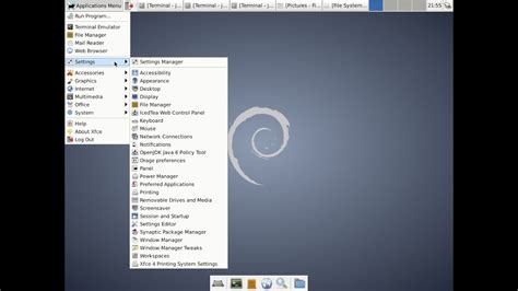 Linux Debian 760 Xfce 64bit Expert Install And Brief Review Youtube